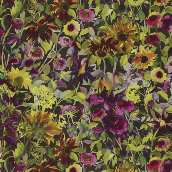 sunflower pattern fabric