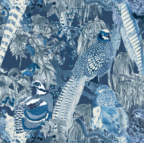Game Birds Wallpaper - Urban American Dry Goods Co.