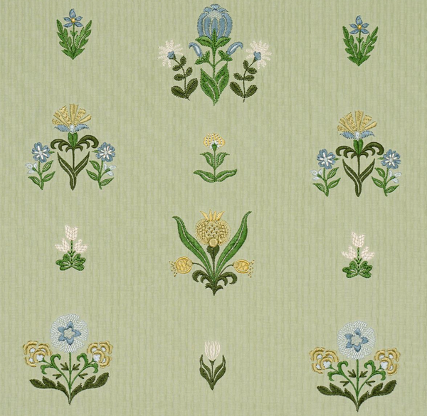 Elmslie Embroidery Fabric - Urban American Dry Goods Co.