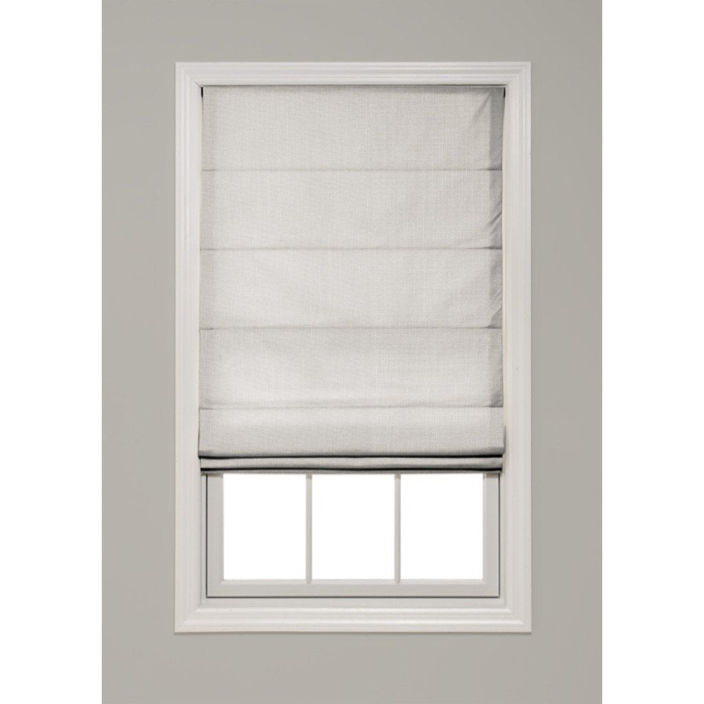 Solid Color Hobbled Roman Shade - Urban American Dry Goods Co.