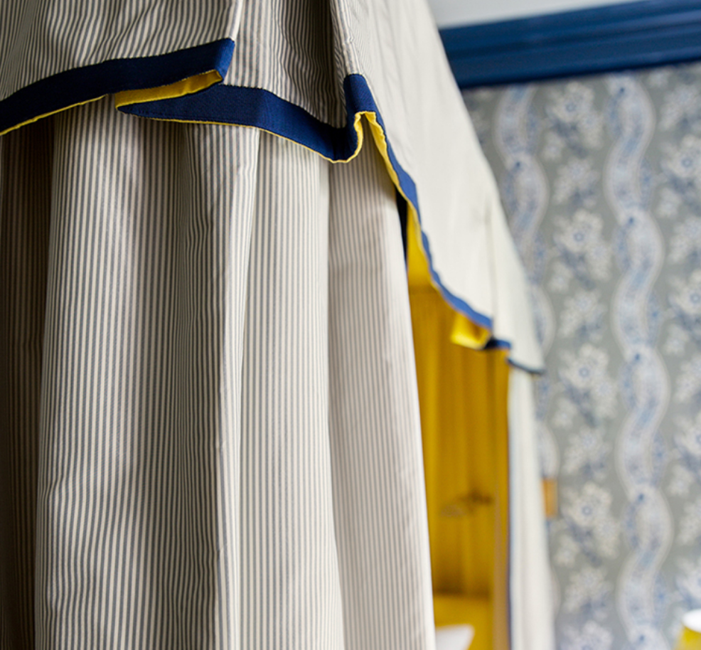 Charee Silk Stripe Fabric - Urban American Dry Goods Co.