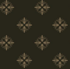 bee print wallpaper