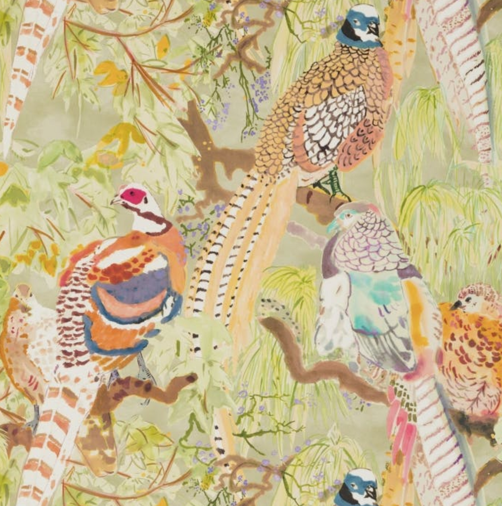 Game Birds Wallpaper - Urban American Dry Goods Co.