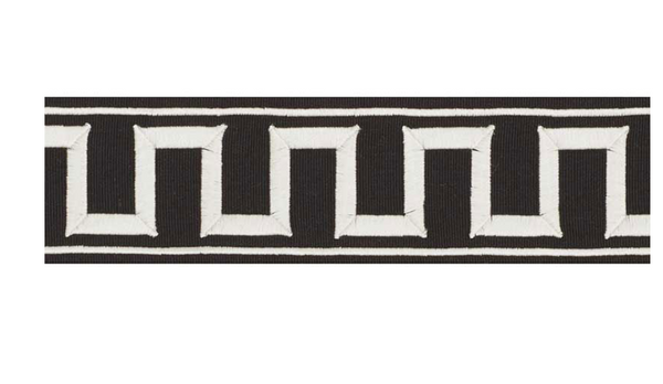 Greek Key Embroidered Tape - Urban American Dry Goods Co.