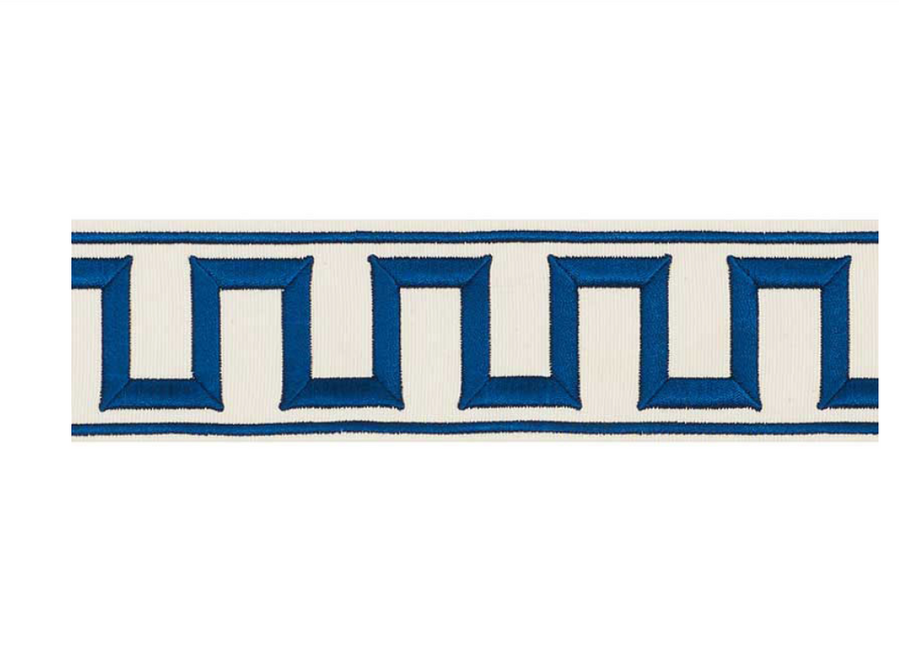 Greek Key Embroidered Tape - Urban American Dry Goods Co.