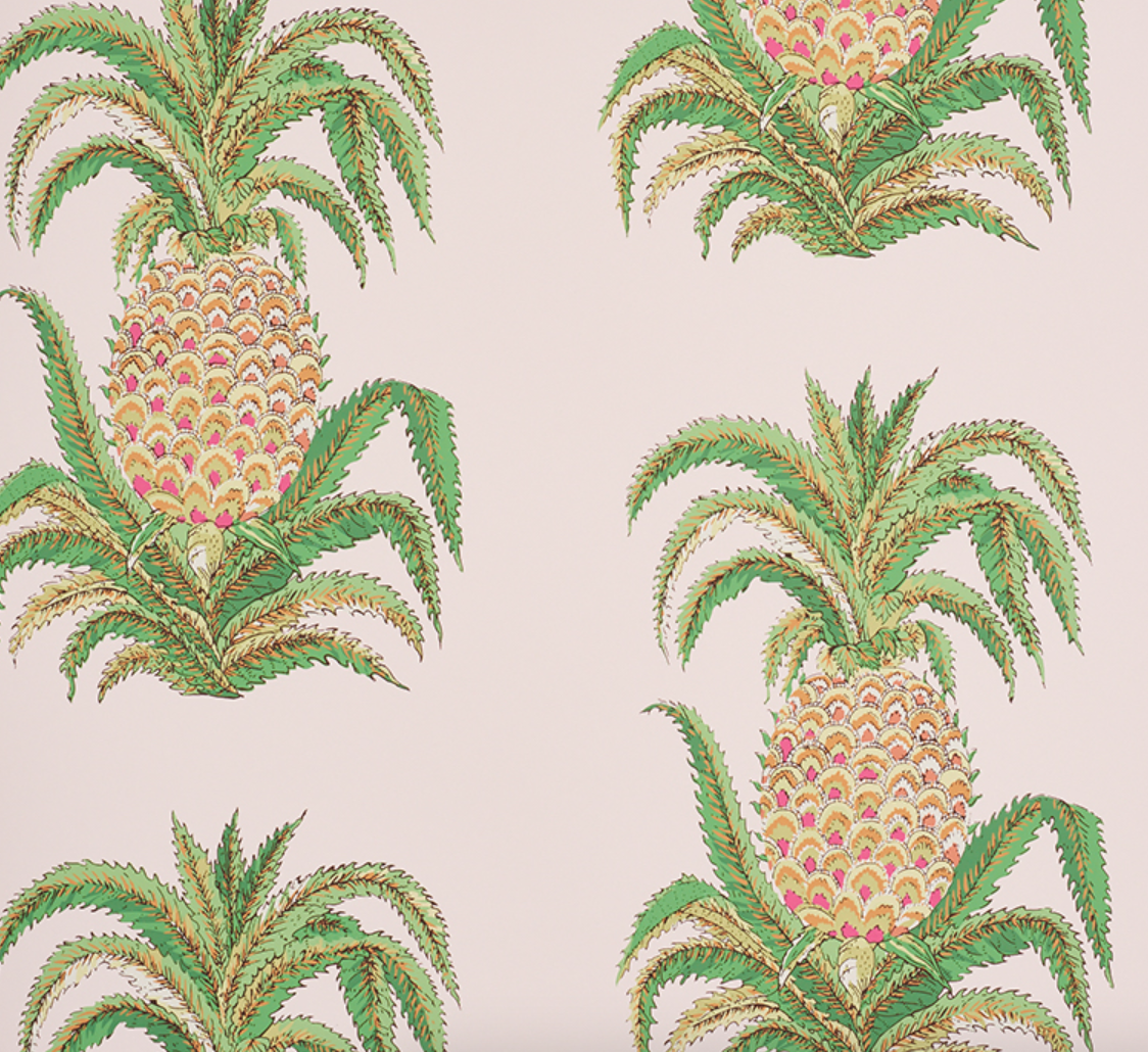 Vintage Pineapple Wallpaper Patterns