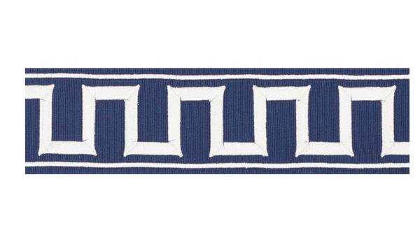 Greek Key Embroidered Tape - Urban American Dry Goods Co.