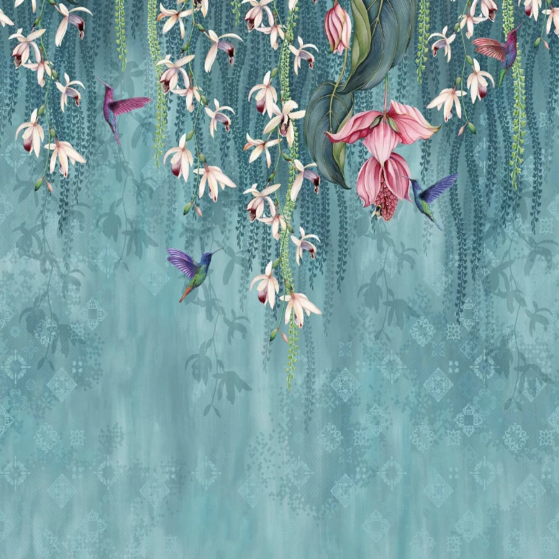 Trailing Orchid Wallpaper - Urban American Dry Goods Co.